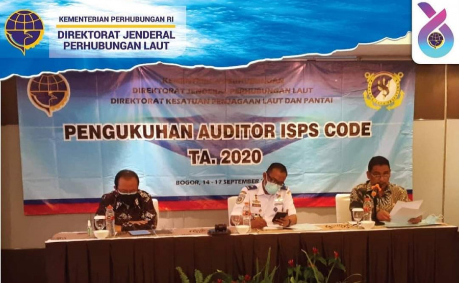 24 Auditor ISPS Dikukuhkan Sesditjen Hubla Andi Hartono