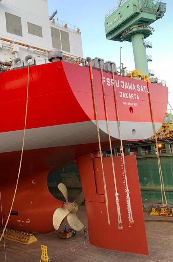 Pertamina Lepas Perdana Kapal FSRU Jawa-1 Di Galangan Samsung Heavy ...